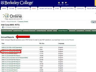 using Mergent for SWOT analyses | PPT