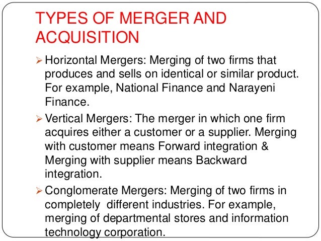 Merger & acquisition