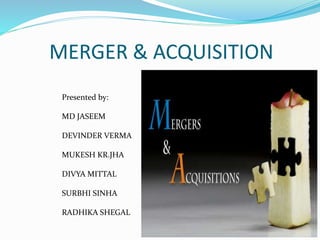 Merger and Acquisition | PPT
