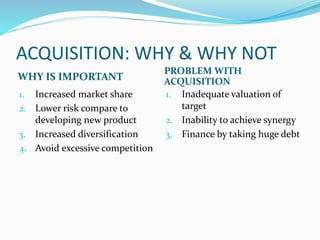 Merger and Acquisition | PPTX