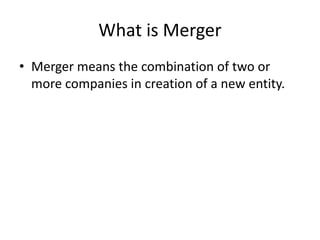 Merger, acquisition & alliance | PPTX