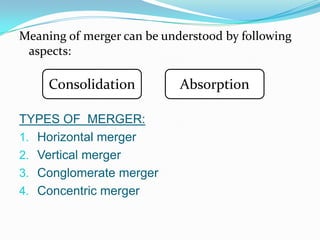 Merger and acquisitin (2) | PPT