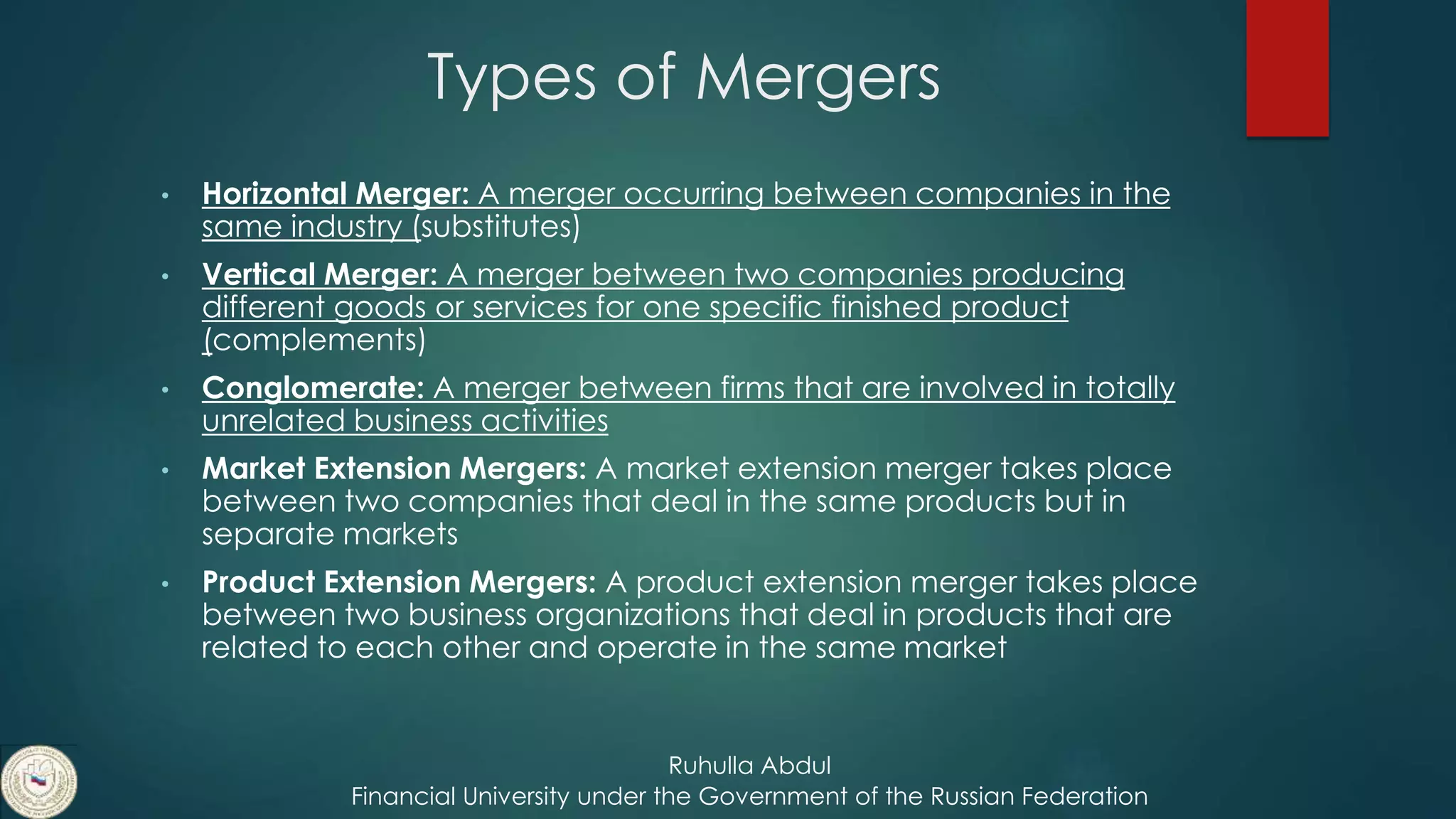 Merger and acquisition | PPTX