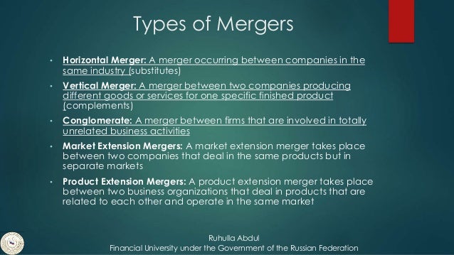 Merger and acquisition