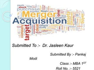 Merger and acquisition | PPTX