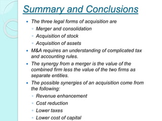 Merger and acquisition | PPTX