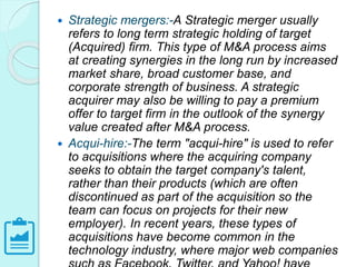 Merger and acquisition | PPT