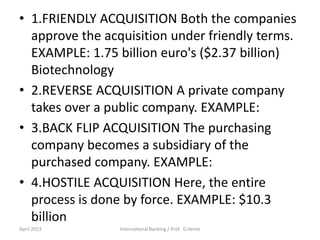 Merger and Acquisition.ppt | Mergers and Acquisitions | Business ...