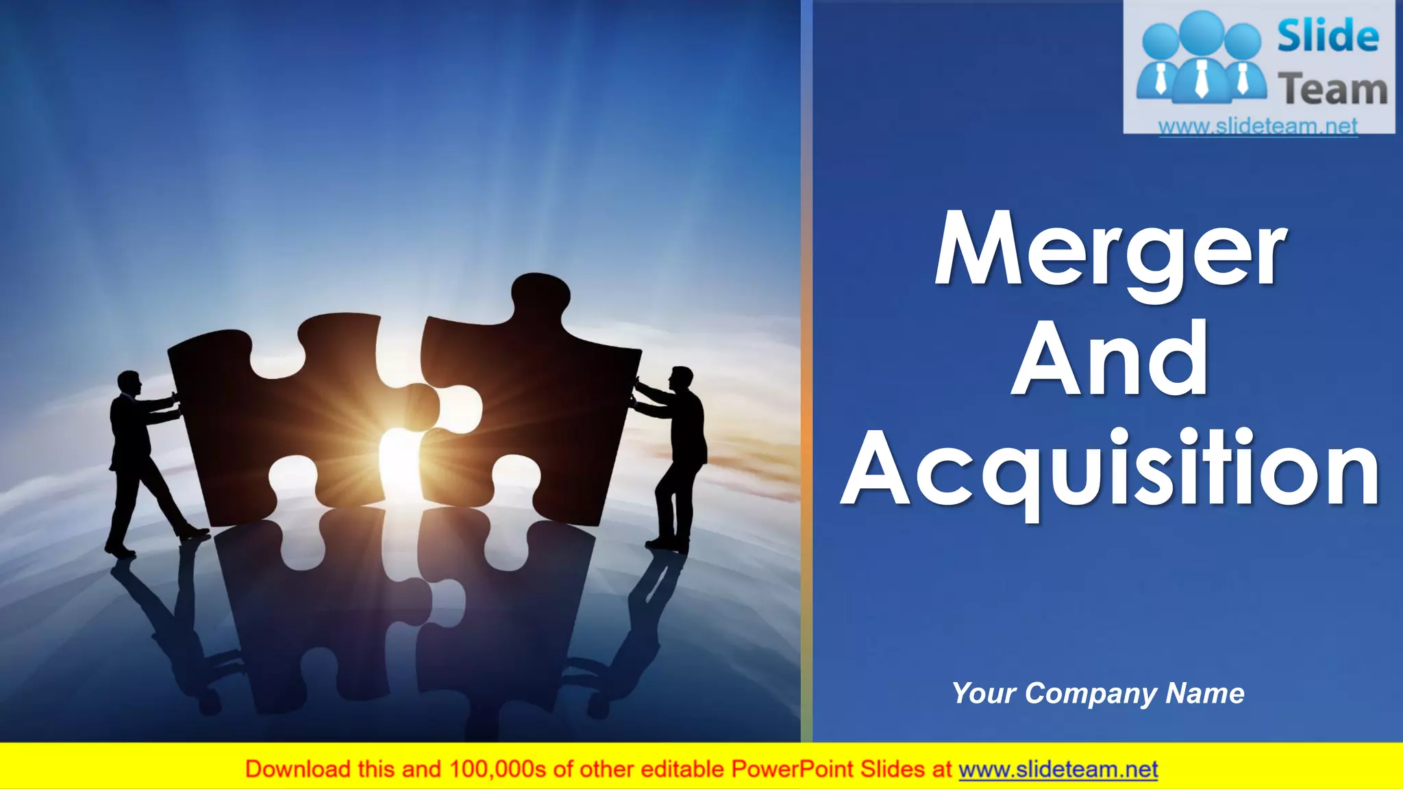 Merger and Acquisition PowerPoint Presentation Slides | PDF