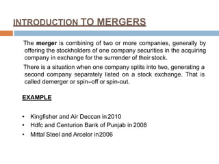 MERGER AND ACQUISITIONS | PPT