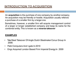 MERGER AND ACQUISITIONS | PPT