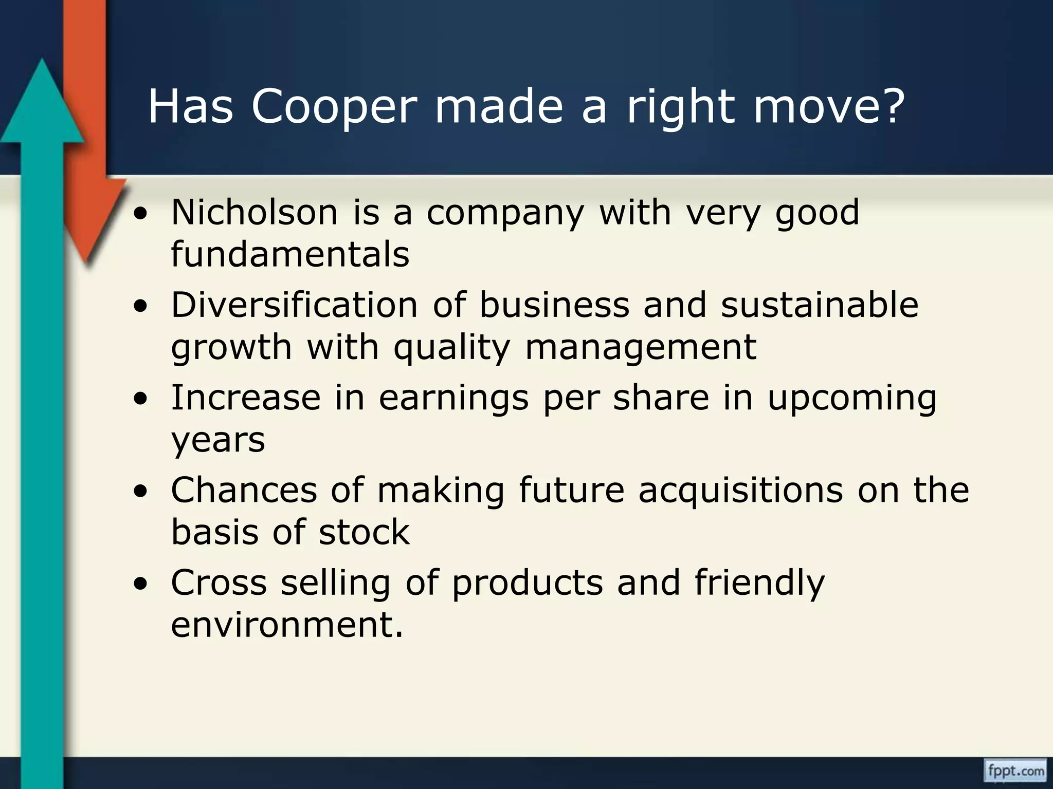 cooper industry case study | PPT