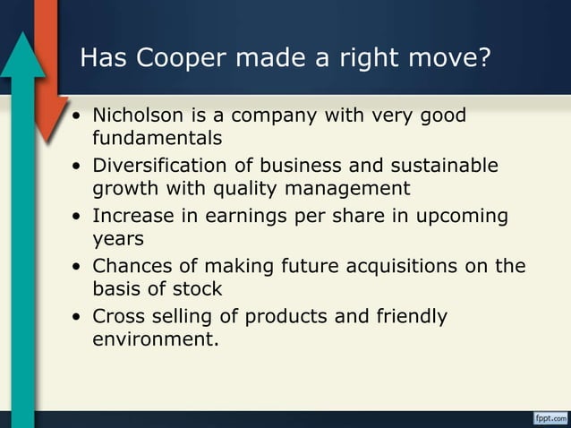 cooper industry case study | PPT
