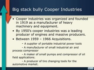 cooper industry case study | PPTX