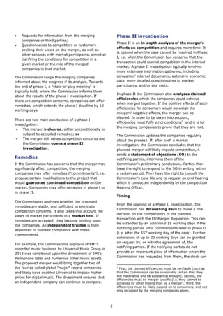Merger Control in the European Union and discussion | PDF