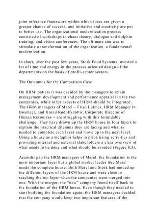 Merger, Culture, and HRM The Marel and Stork CaseIngiRunarEdvar.docx