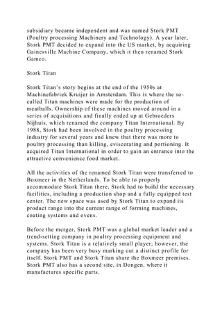 Merger, Culture, and HRM The Marel and Stork CaseIngiRunarEdvar.docx