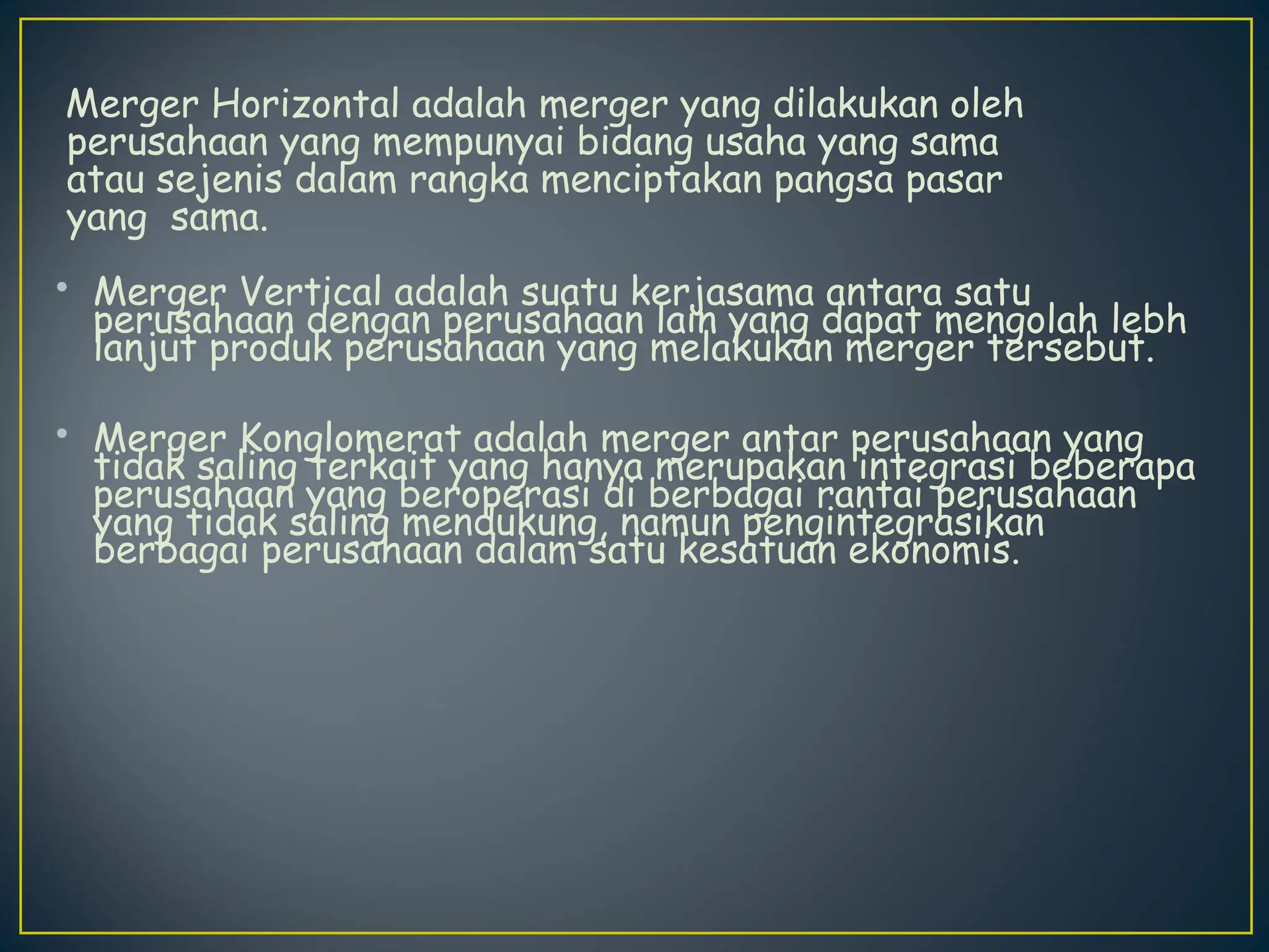 Merger, Konsolidasi, Akuisisi, hukum bisnis | PPT