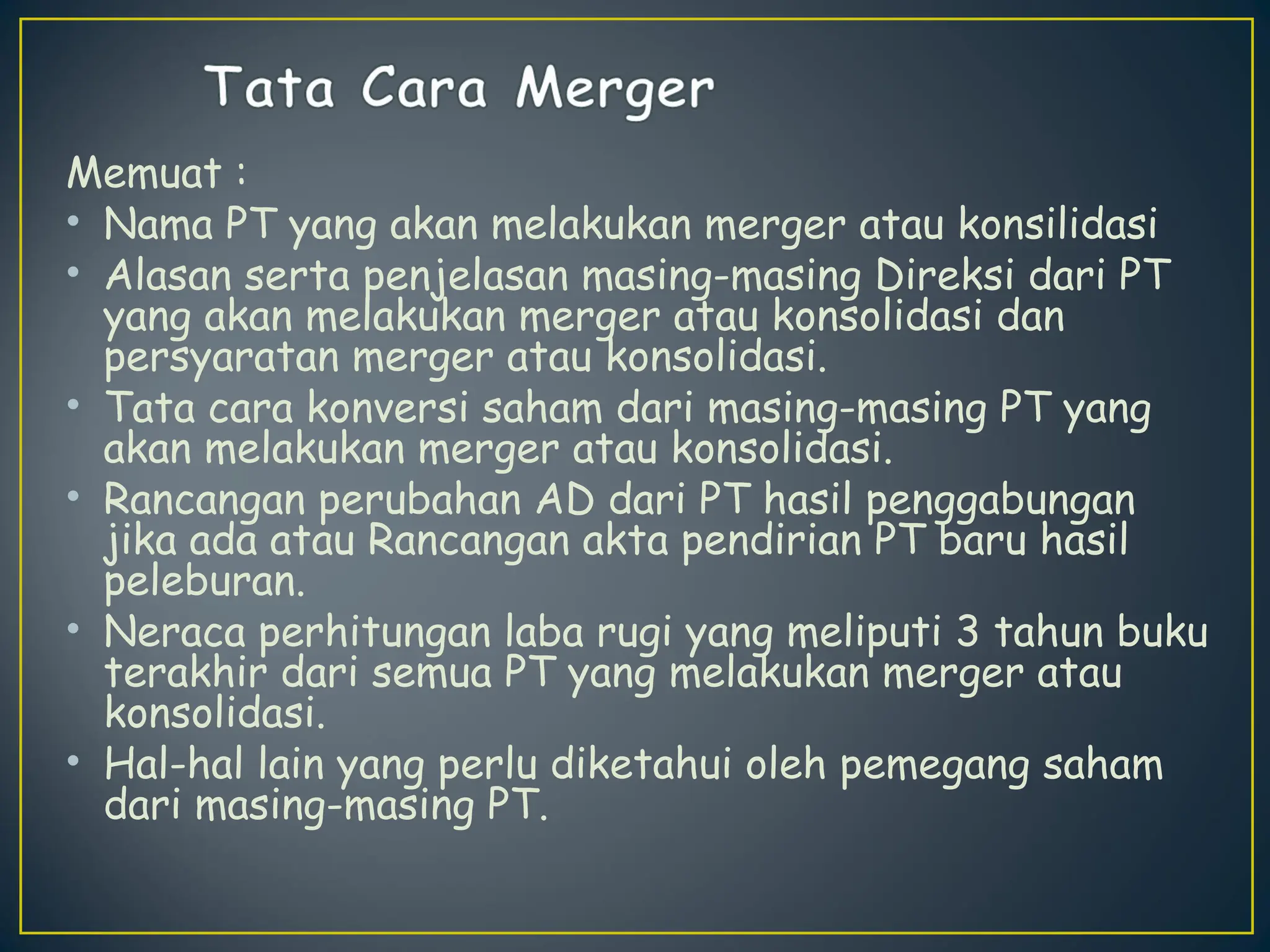 Merger, Konsolidasi, Akuisisi, hukum bisnis | PPT