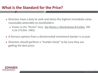 Merger objection suits presentation | PPTX