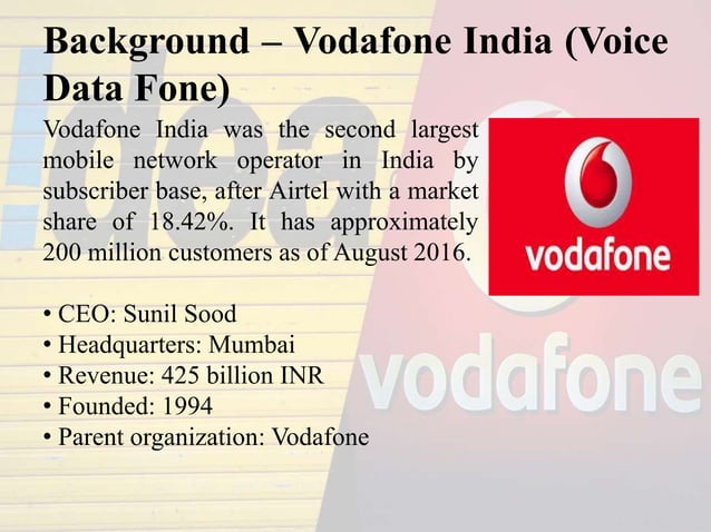 Merger of idea and vodafone india | PPTX | Mergers and Acquisitions | Business Banking & Finance