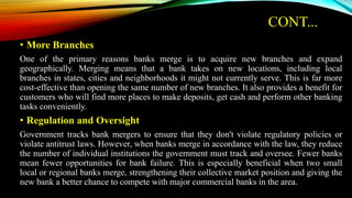 Merger of three bank bank of baroda, dena bank and vijya bank | PPTX