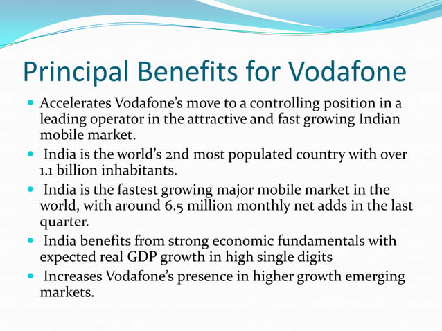 Merger of vodafone and hutch | PPT