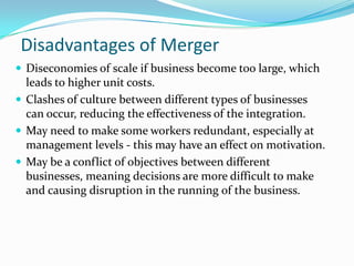Merger ppt | PPTX