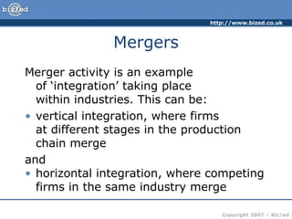 Mergers | PPT