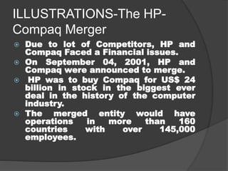 Growth through Mergers and Acquisition | PPTX