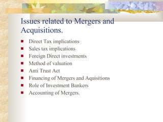 Mergers and Acquisitions-Tax impact and valuation | PPT