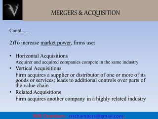 MERGERS & ACQUISITION - PPT.ppt PRESENTATION | PPTX