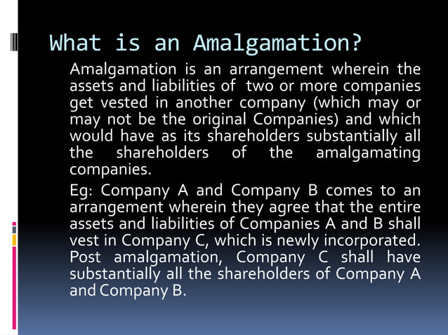 Mergers & amalgamations | PPTX | Mergers and Acquisitions | Business ...