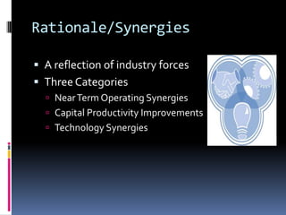 Mergers and acquisitions | PPTX