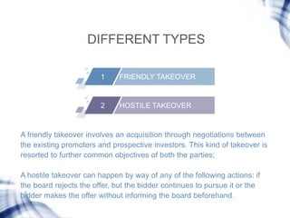 Mergers and acquisitions | PPTX