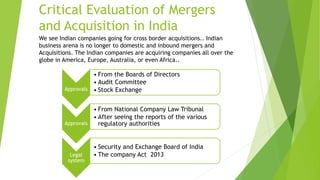 Mergers and acquisitions | PPTX
