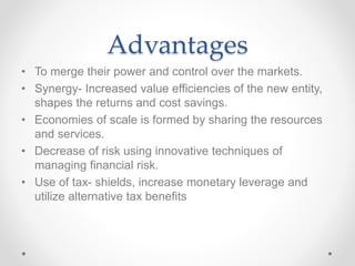 Mergers and acquisitions | PPTX