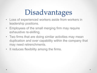 Mergers and acquisitions | PPTX