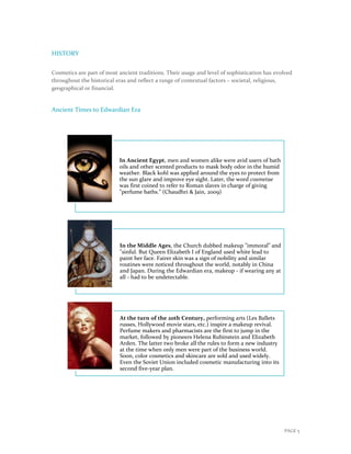 Mergers and Acquisitions in the Cosmetics Industry (Excerpt) | PDF