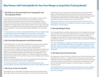 TrainingFolks assist with Mergers And Acquisitions training needs | PDF