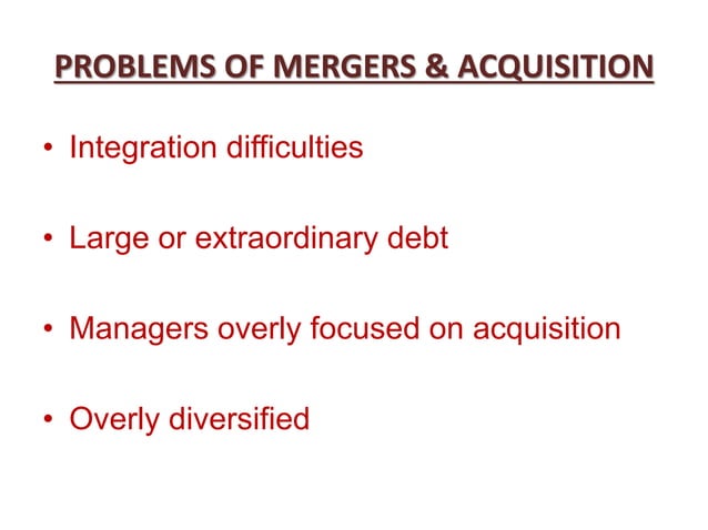 Mergers and acquisition ppt | PPTX | Mergers and Acquisitions ...