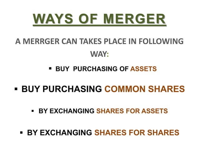 Mergers and acquisition ppt | PPTX | Mergers and Acquisitions ...