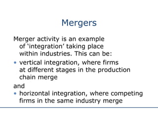 Mergers And Takeovers | PPT