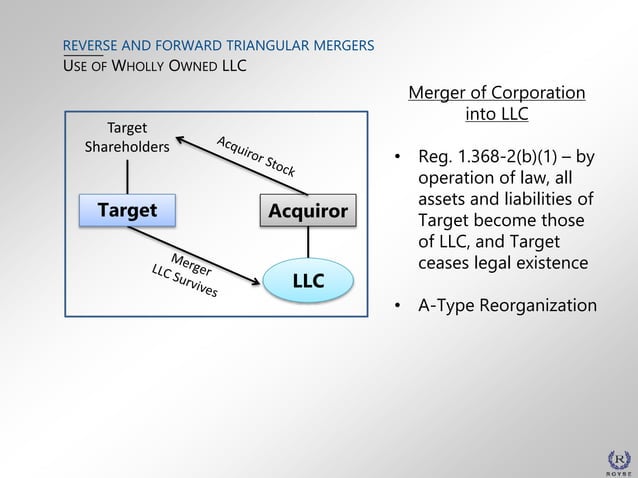 Reverse and Forward Triangular Mergers | PPT