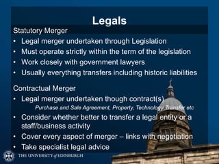 Mergers - processes and pitfalls | PDF