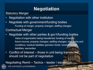 Mergers - processes and pitfalls | PDF