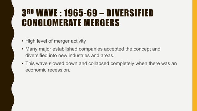 Merger waves | PPT