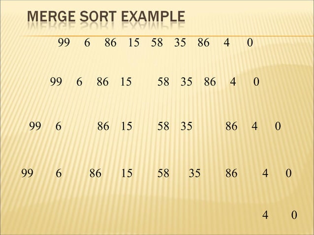 Merge sort | PPT