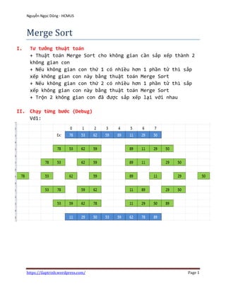 Merge sort | PDF