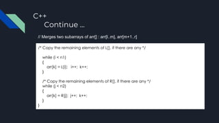 Merge sort | PDF